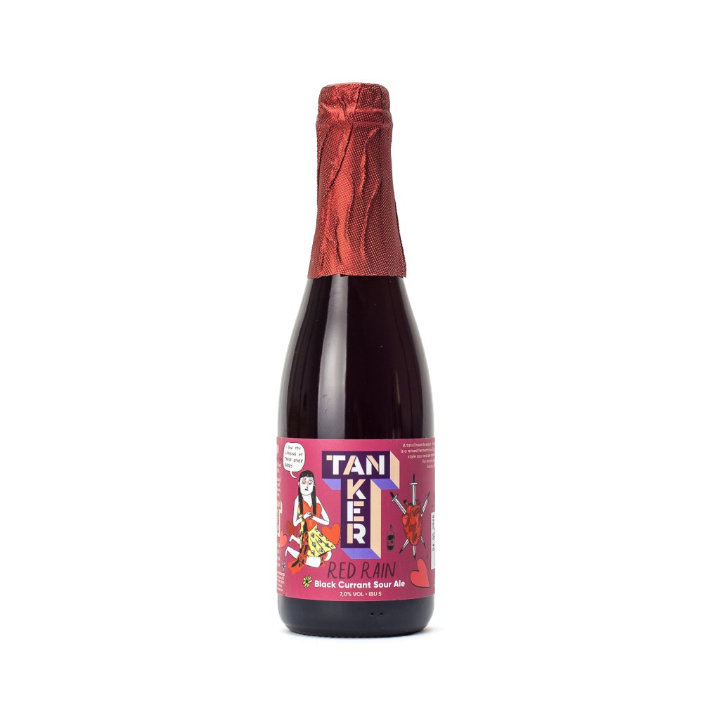 Tanker 14° Red Rain Blackcurrant Sour Ale 0,375 l