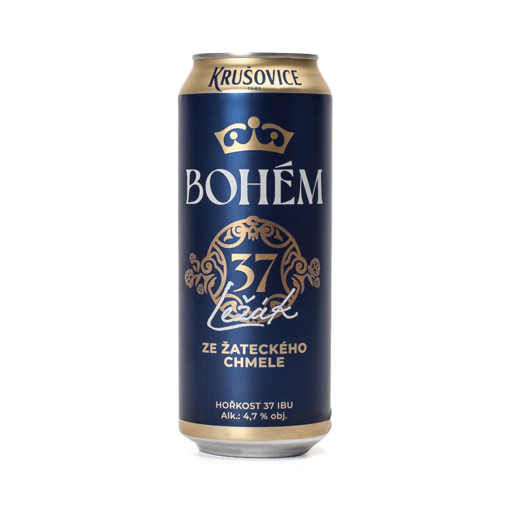 Krusovice 11° Bohém Lager 0,5 l
