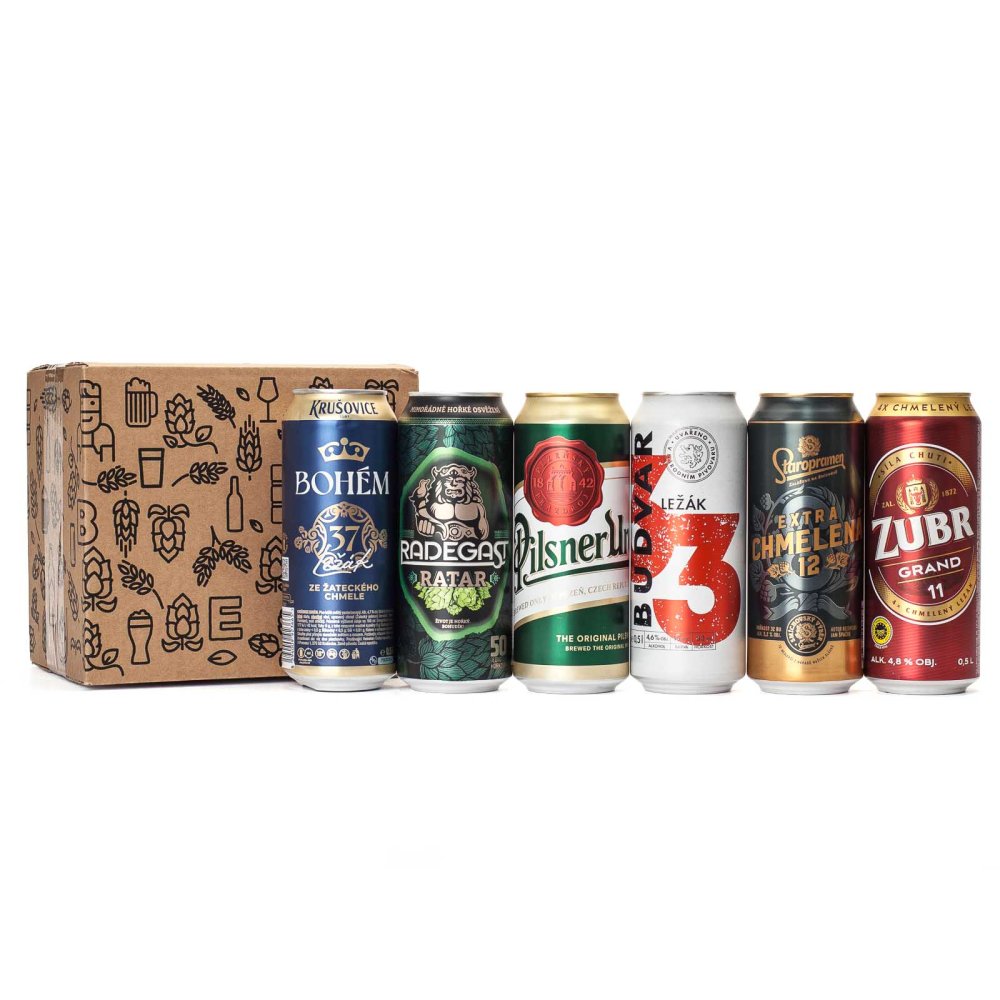 Bitter Lagers Czech Beer Pack 6x 0,5 l